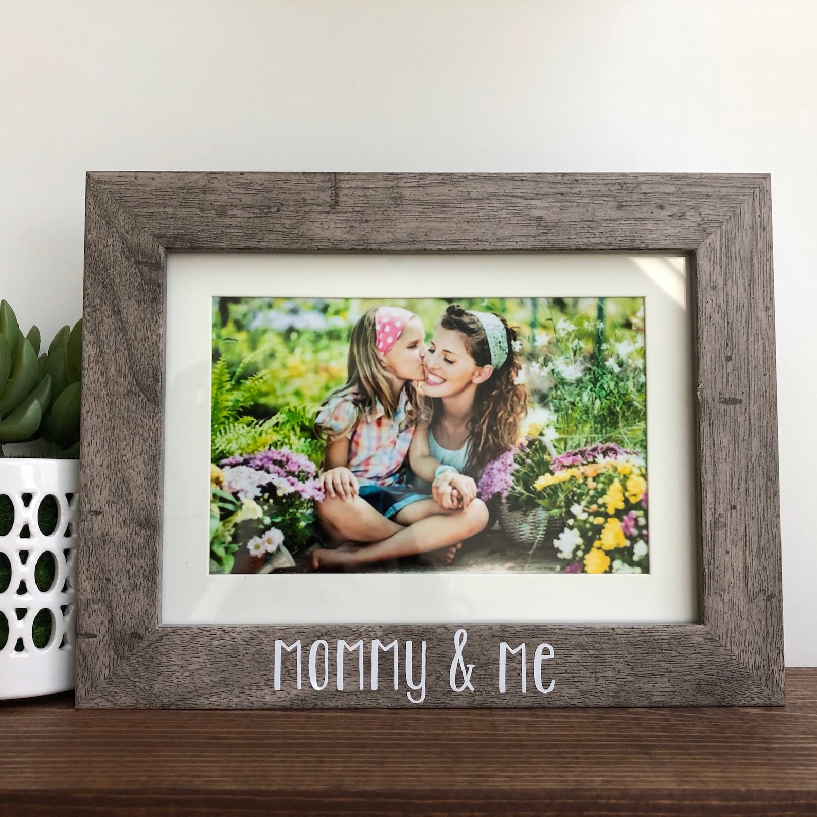 Mommy and Me Picture Frame // Mother's Day Gift // Mom - Etsy