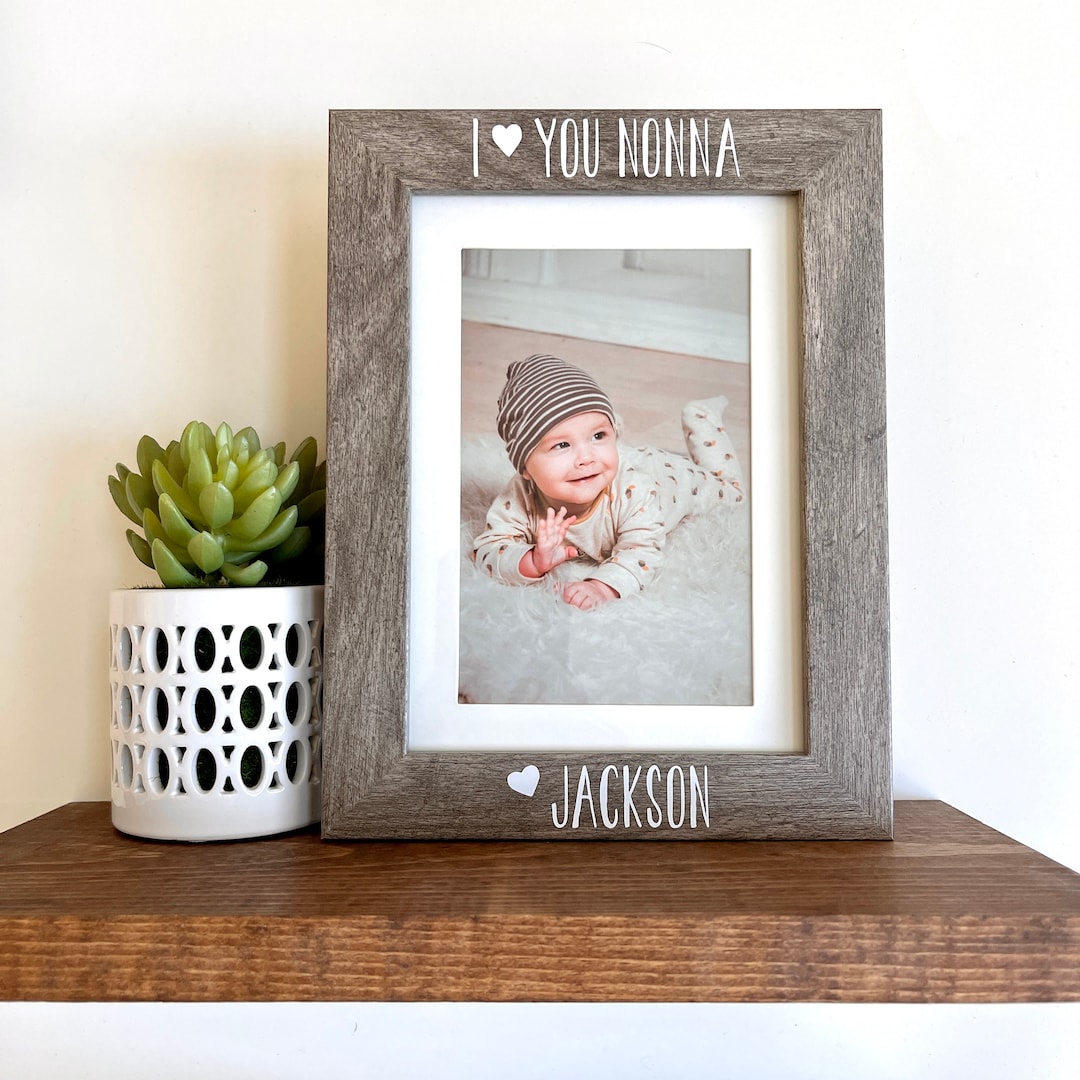 I Love You Nonna Picture Frame, Nonna Gift, Mother's Day Gift ...
