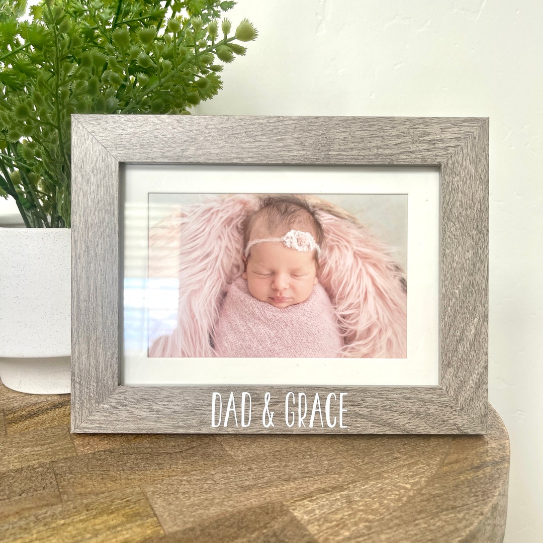 Dad and Me Picture Frame Gift, Dad Picture Frame Gift From Daughter ...