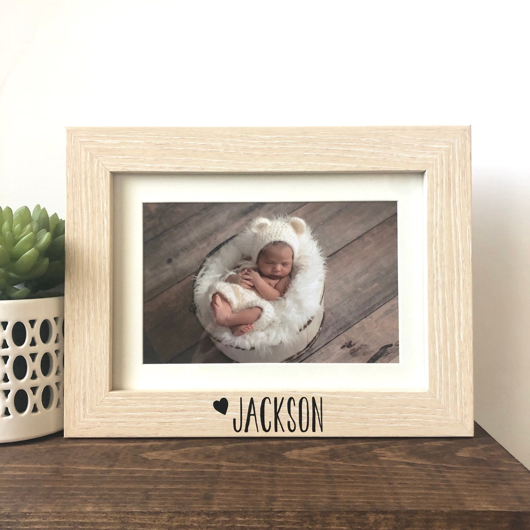 Personalized Kid Name Picture Frame Gift, Personalized Name Picture ...