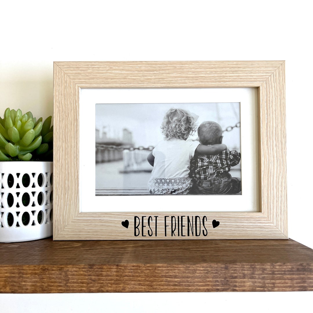 Best Friends Picture Frame, Friends Photo Frame, Best Friend Gift, Gift ...