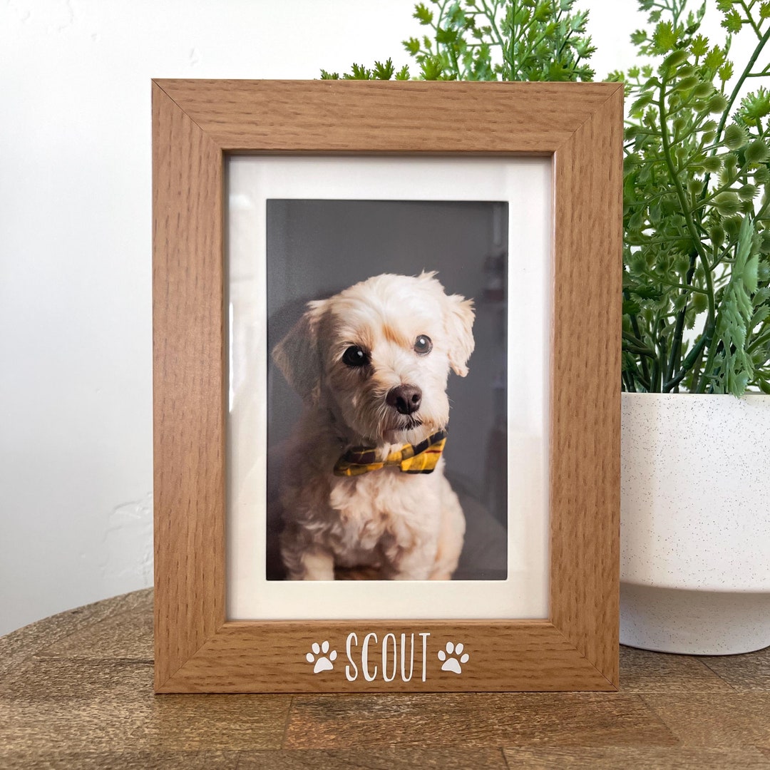 Personalized Dog Picture Frame: Pet Memorial Gift - Etsy