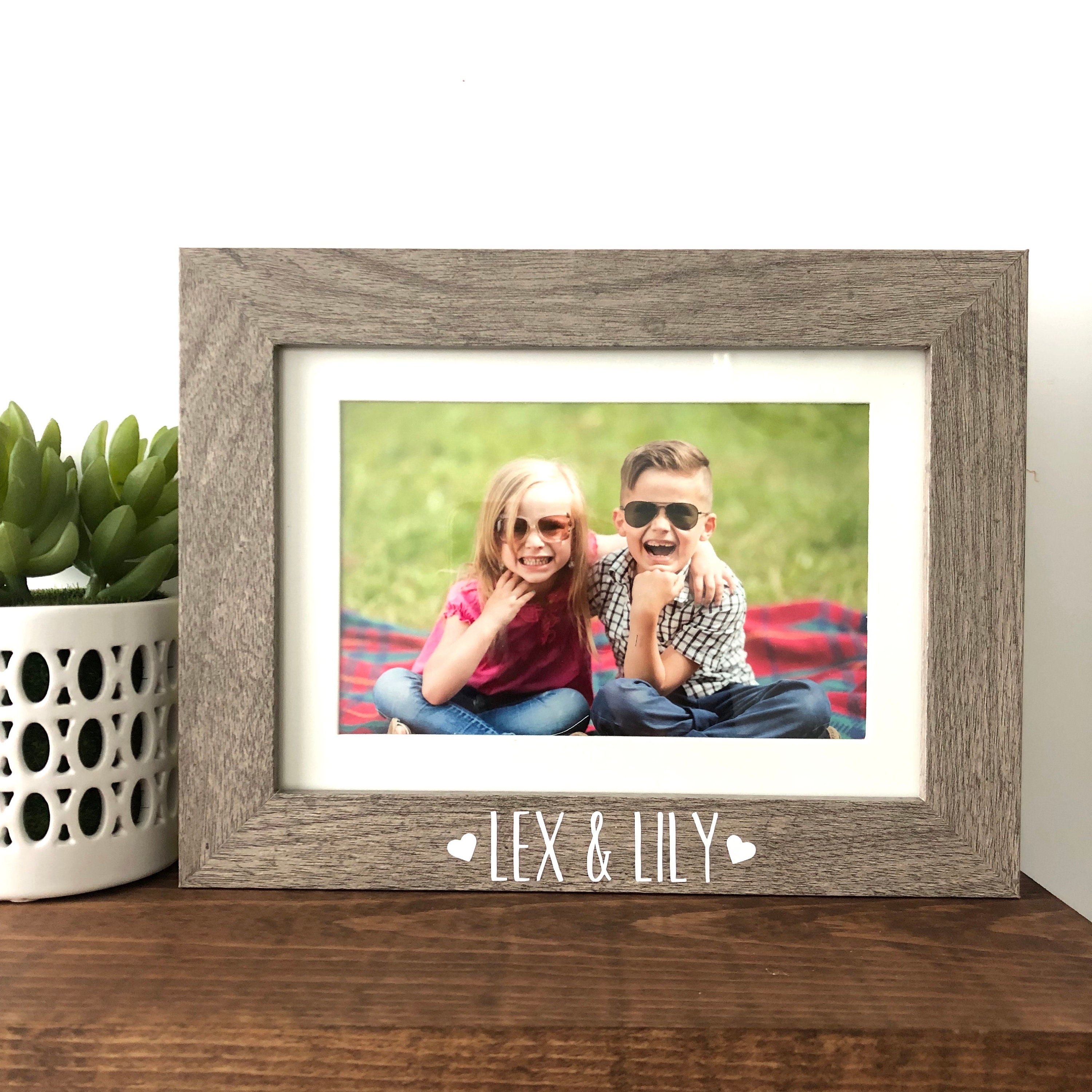 Personalized Names Picture Frame Best Friends Personalized - Etsy