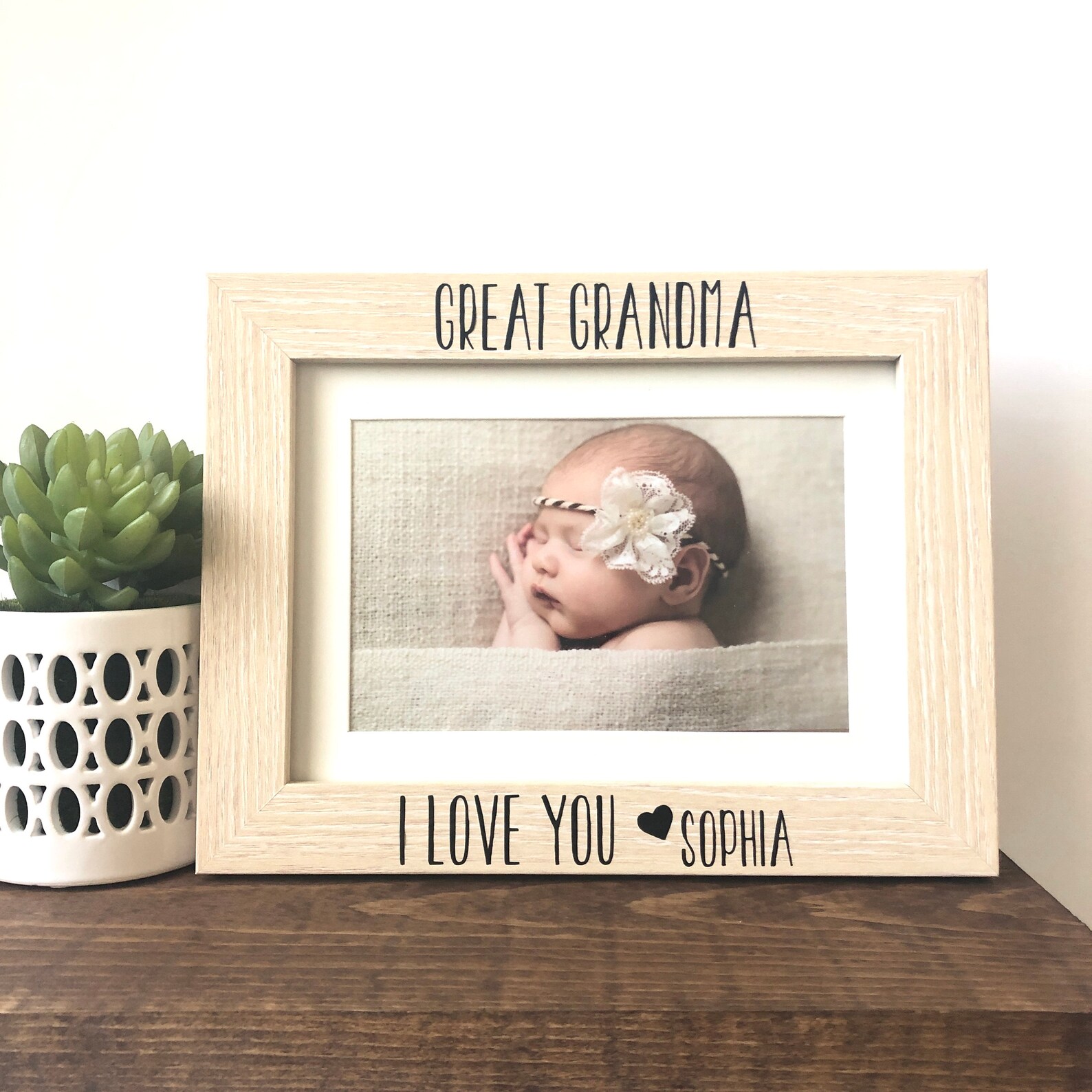 Great Grandma I love You Picture Frame Gift Great Grandma | Etsy
