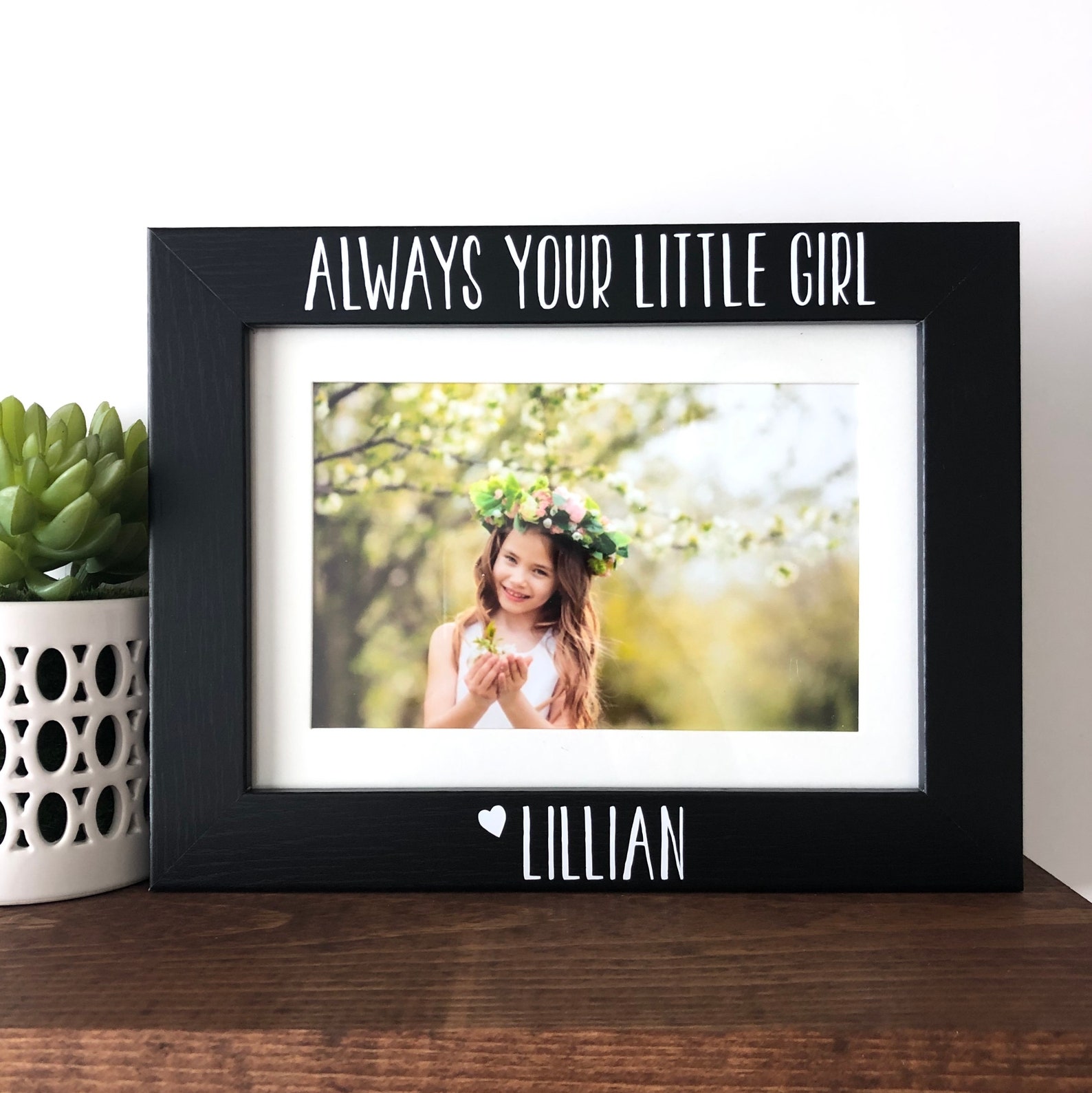 Always your little girl Picture Frame From daughter Wedding | Etsy
