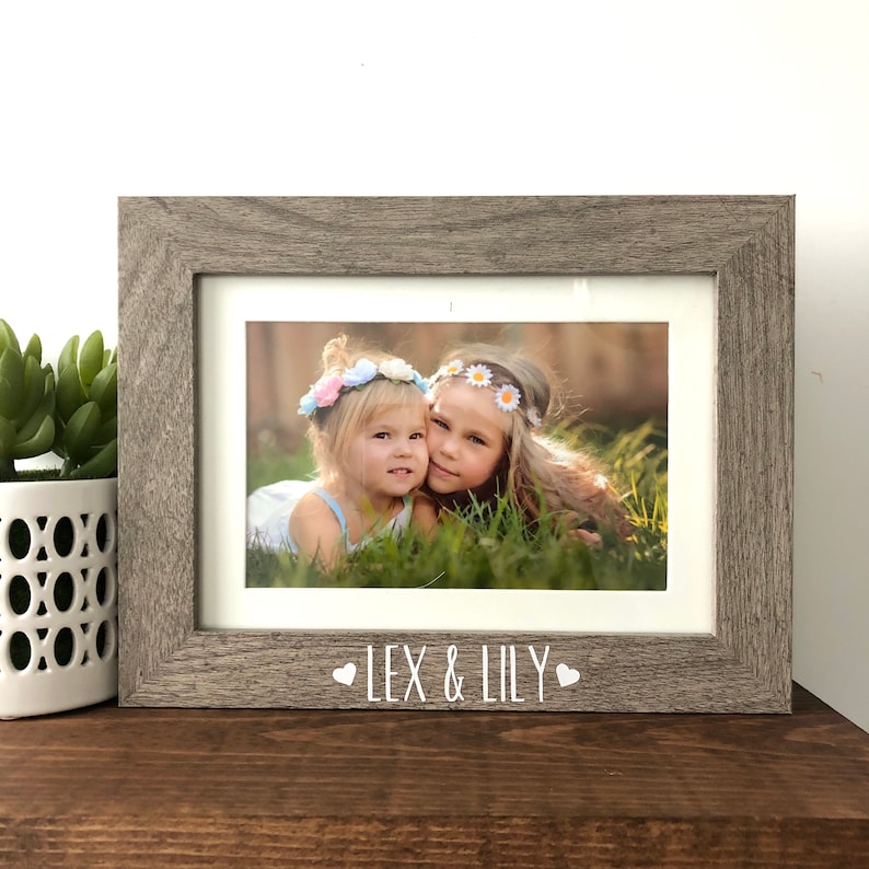 Personalized Names Picture Frame Best Friends Personalized - Etsy