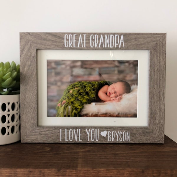 Great Grandpa Picture Frame - Etsy
