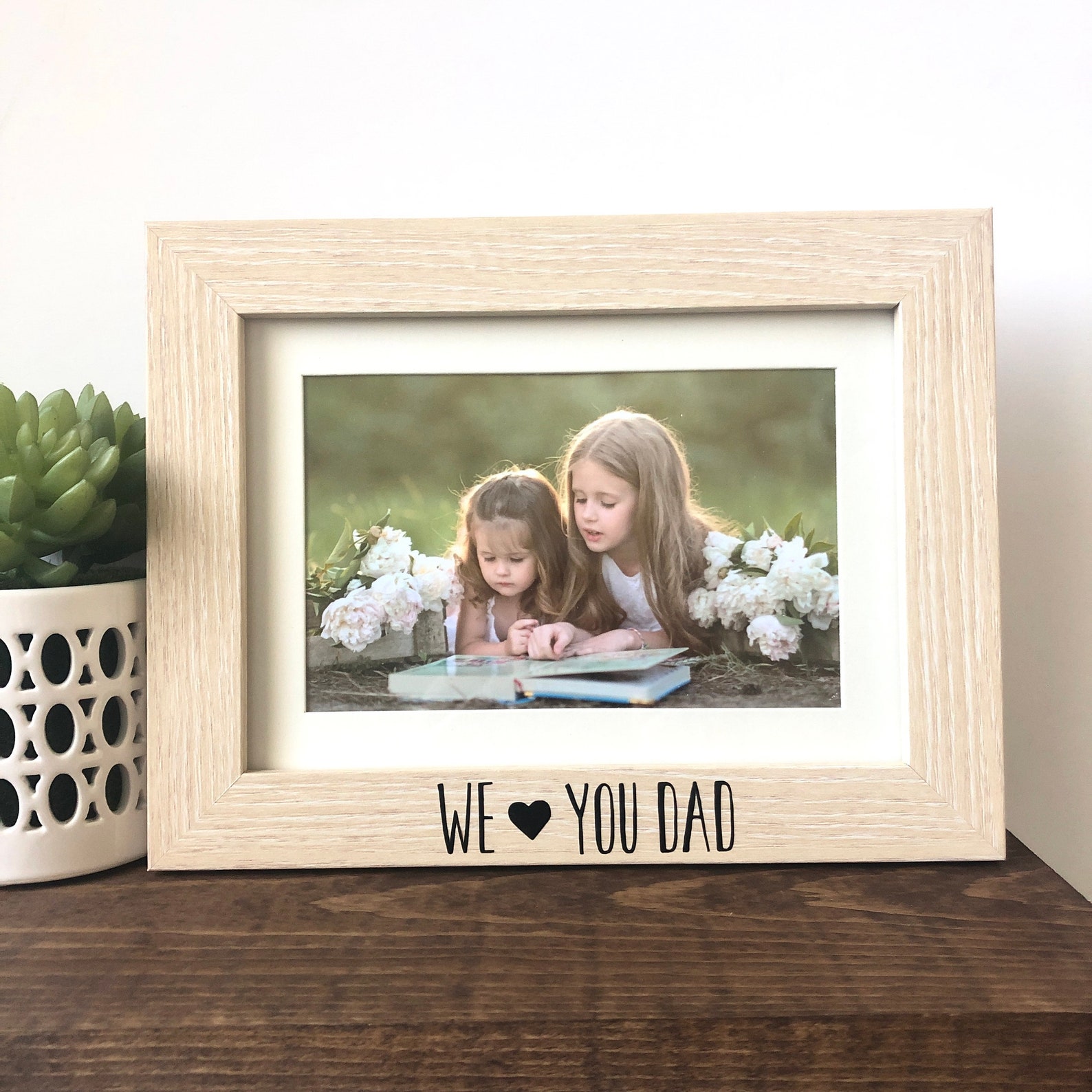 We Love You Dad You Picture Frame // Gift for Dad // - Etsy