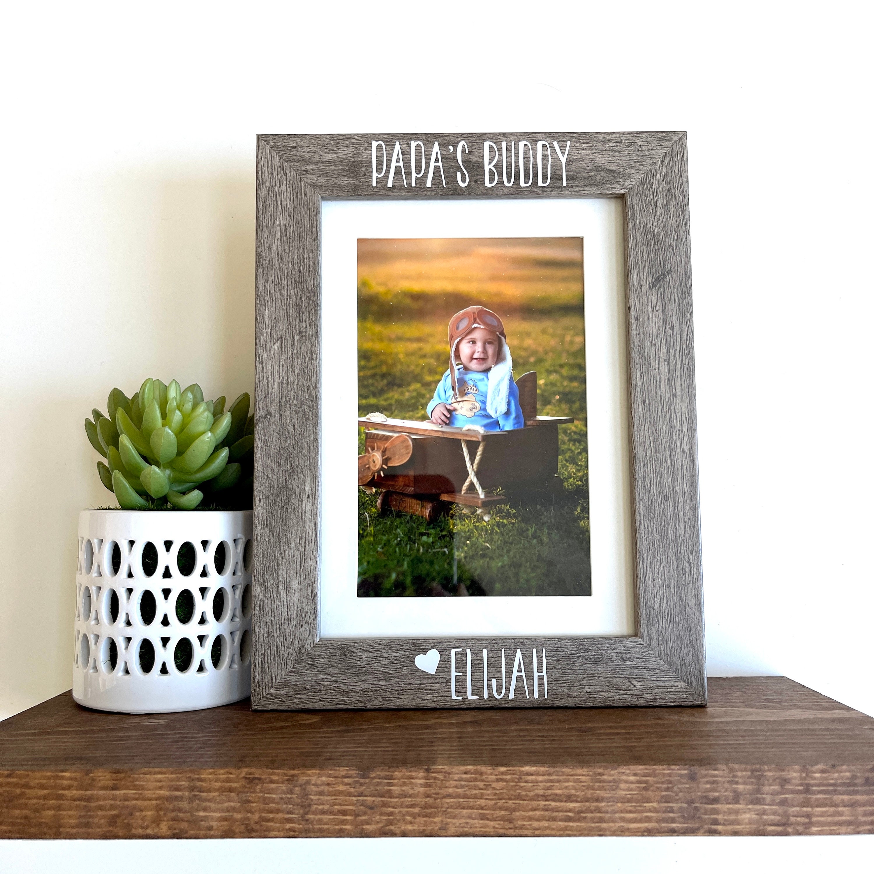 Papa's Buddy Picture Frame, Papa Gift, Father's Day Gift for Papa, Gift ...