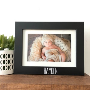 Personalized Child Name Picture Frame Gift, Personalized Baby Picture ...