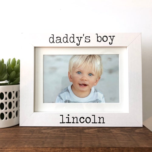 Like Father Like Son Picture Frame Father's Day Gift | Etsy