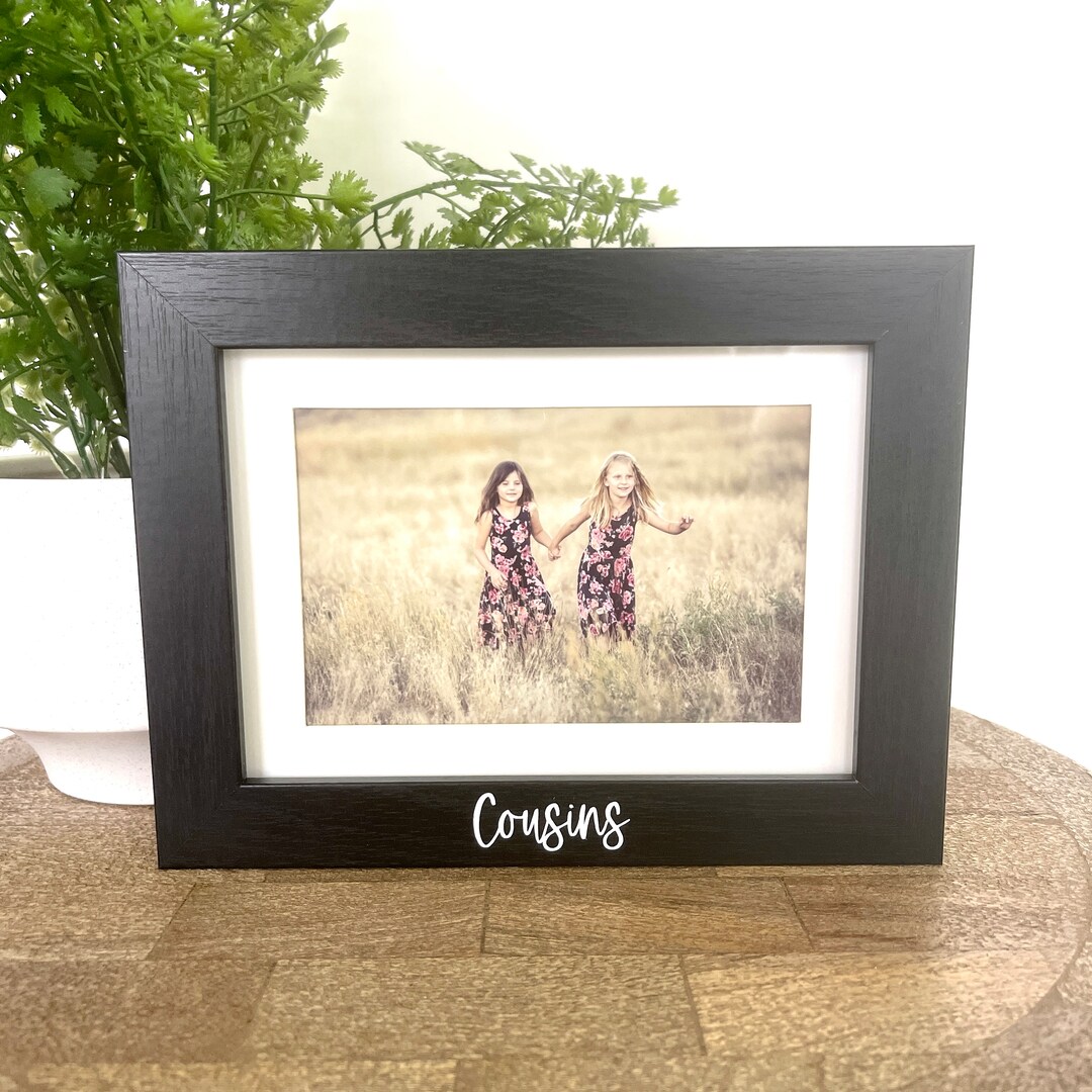 Personalized Cousins Wood Picture Frame: Keepsake Gift - Etsy