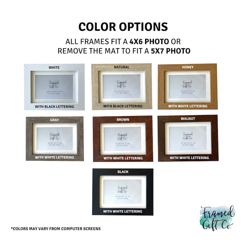 Personalized Couple Picture Frame, Picture Frame Gift for Her, Gift for ...