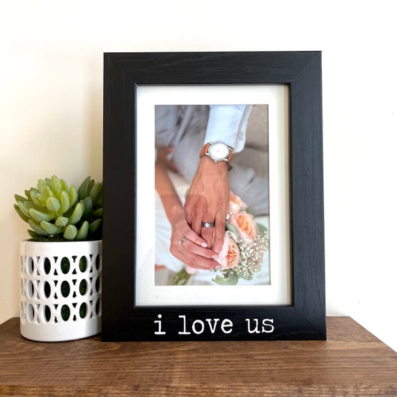 I Love Us Picture Frame Couple Picture Frame Gift for Her - Etsy