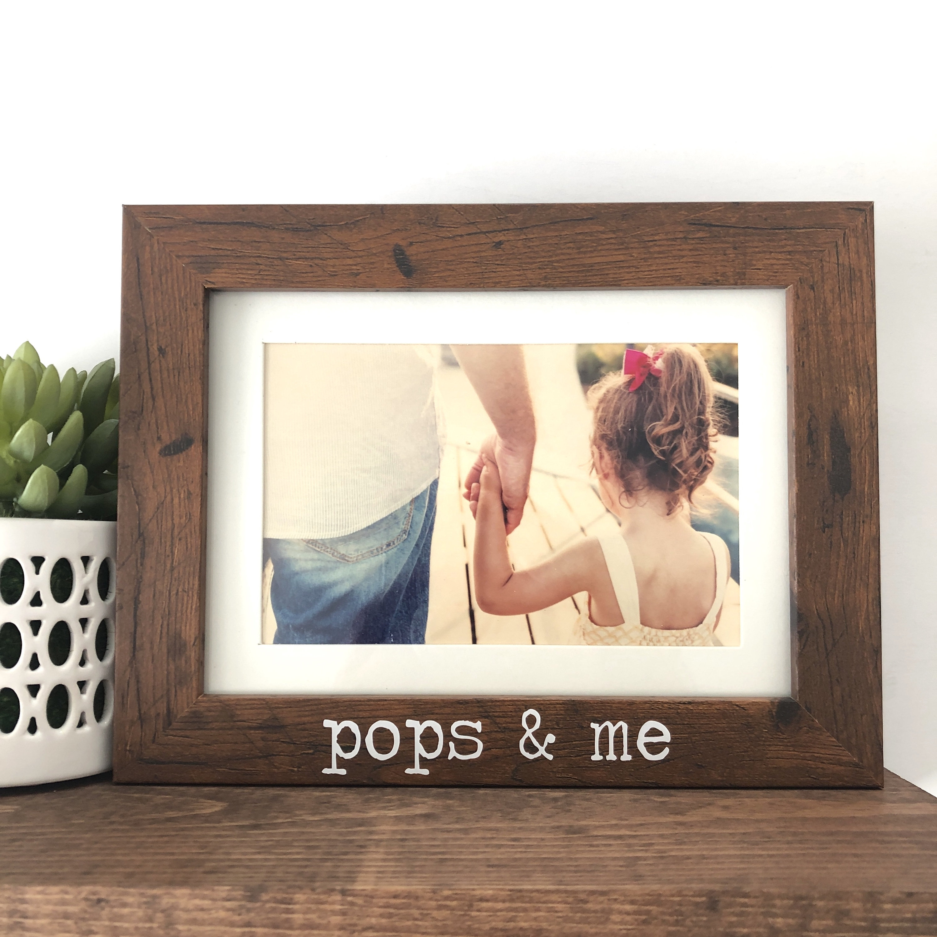 Pops and Me Picture Frame Gift Picture Frame Gift Grandpa - Etsy