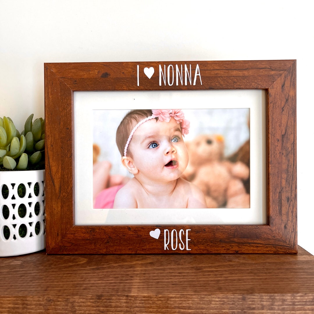 I Love Nonna Picture Frame, Nonna Picture Frame, Nonna Gift, Gift for ...