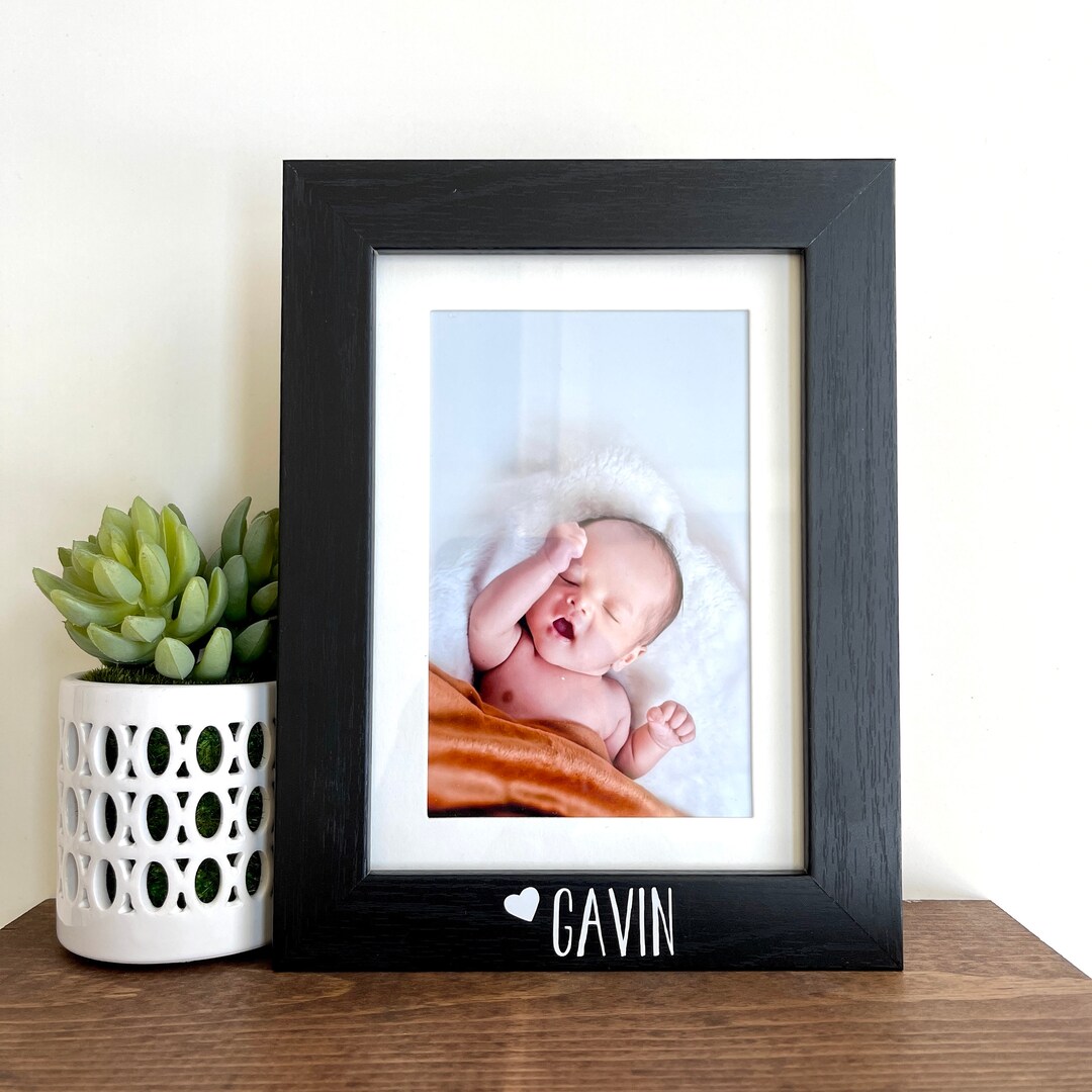 Personalized Name Picture Frame Gift, Kid's Personalized Name Picture ...