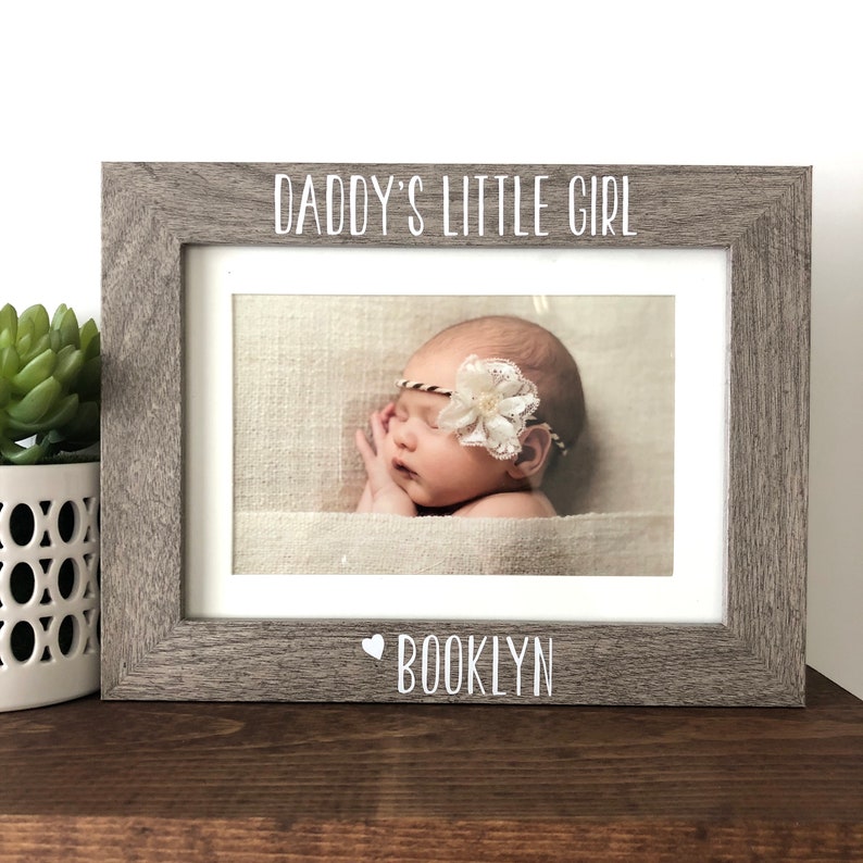 Daddy's Little Girl Picture Frame From Daughter Picture - Etsy