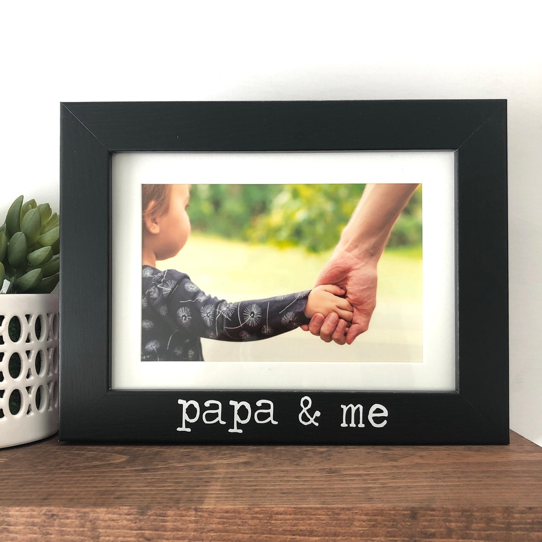 Papa and Me Picture Frame Gift, Papa Gift Birthday, Picture Frame Gift ...