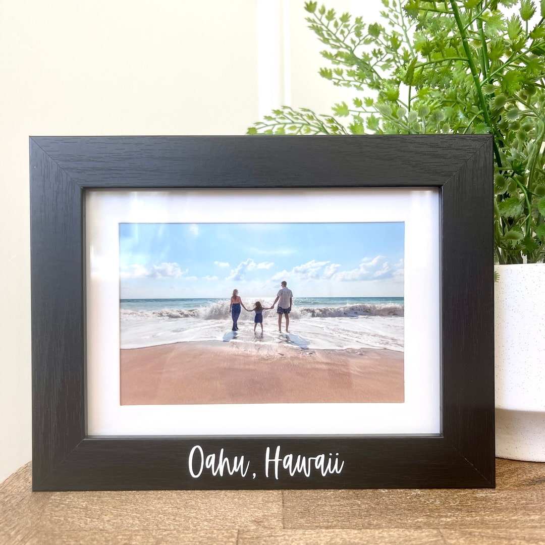 Vacation Picture Frame, Vacation Photo Frame, Memory Picture Frame ...