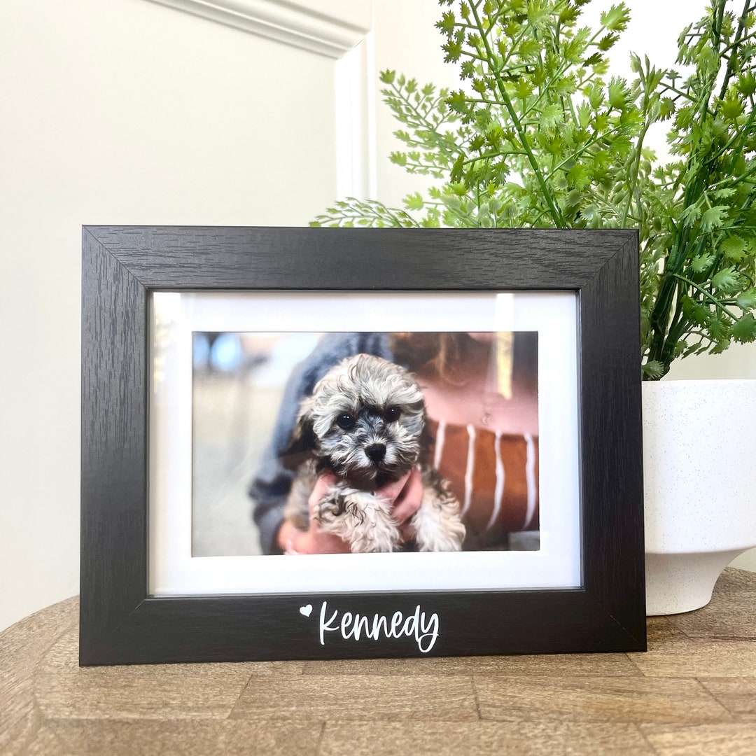 Personalized Dog Picture Frame: Pet Memorial Gift - Etsy