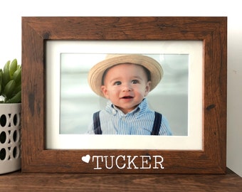 Personalized Baby Name Picture Frame Gift, Personalized Baby Picture ...