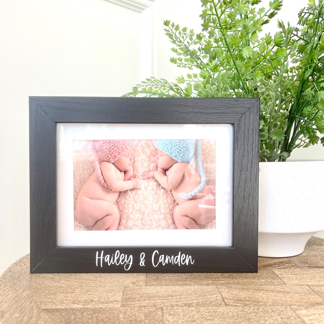 Sibling Picture Frame Gift, Gift for Twins, Brothers Picture Frame ...