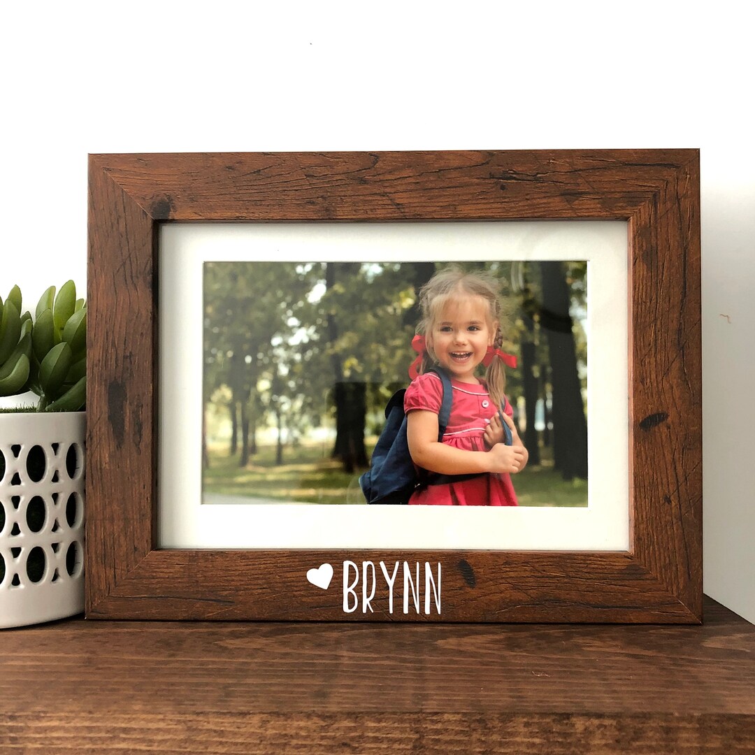 Personalized Name Picture Frame, Personalized Frame, Kid Name Frame ...