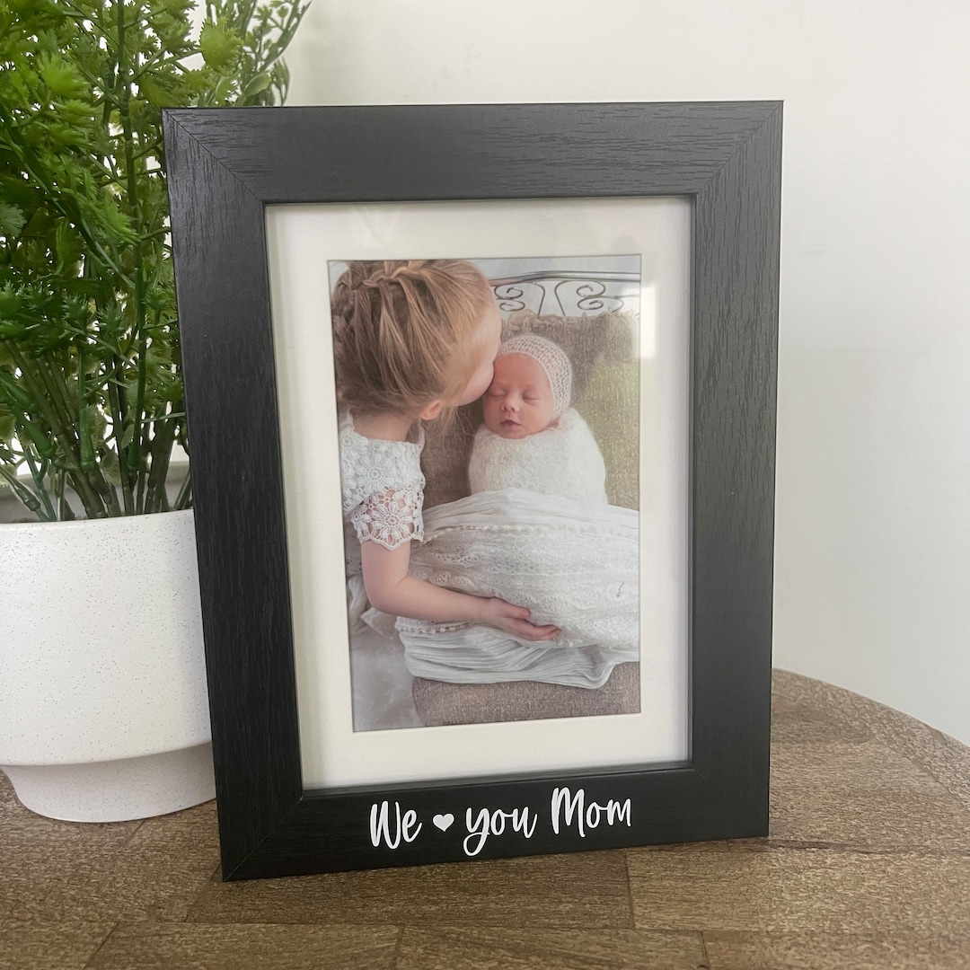 We Love You Mom Picture Frame Gift, Picture Frame Gift for Mom ...