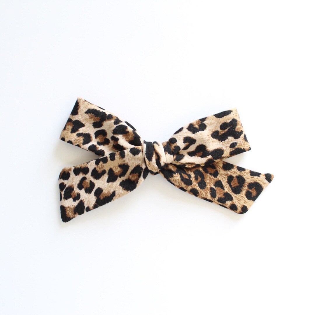 Leopard Bows. Leopard Hair Bow. Leopard. Leopard Baby Bows. - Etsy