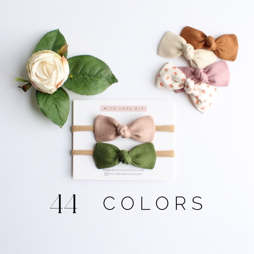 Baby Bow Headband. Sweet P Headband.newborn Headband. Newborn Baby Bows ...