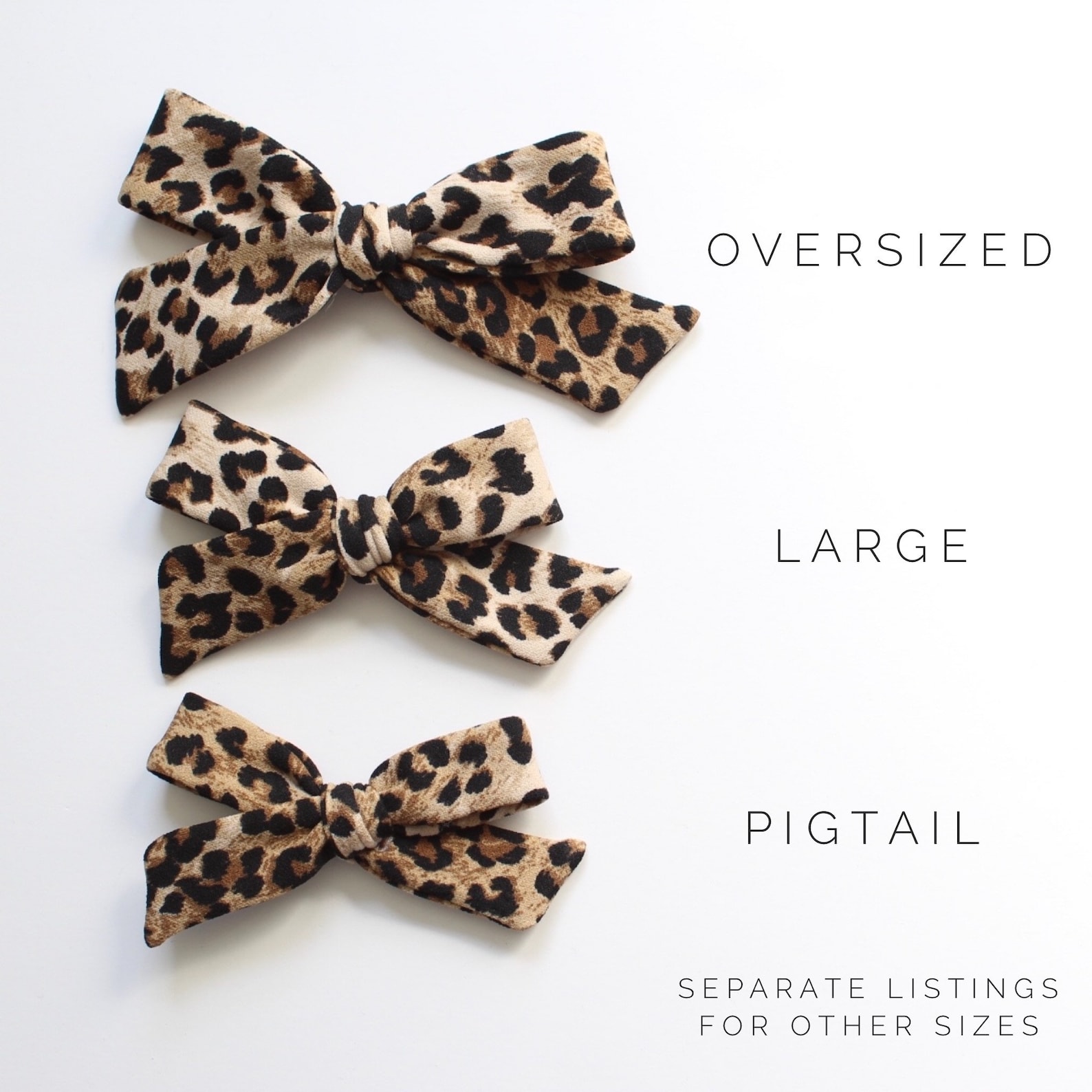 Leopard Bows. Leopard Hair Bow. Leopard. Leopard Baby Bows. - Etsy