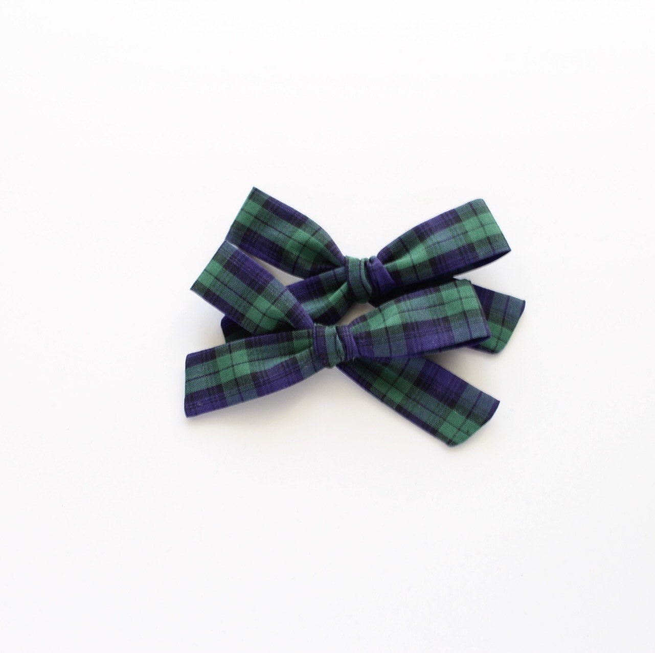 Plaid Pigtail Set. Pigtail Bows. Pigtail Bow Set. Plaid | Etsy