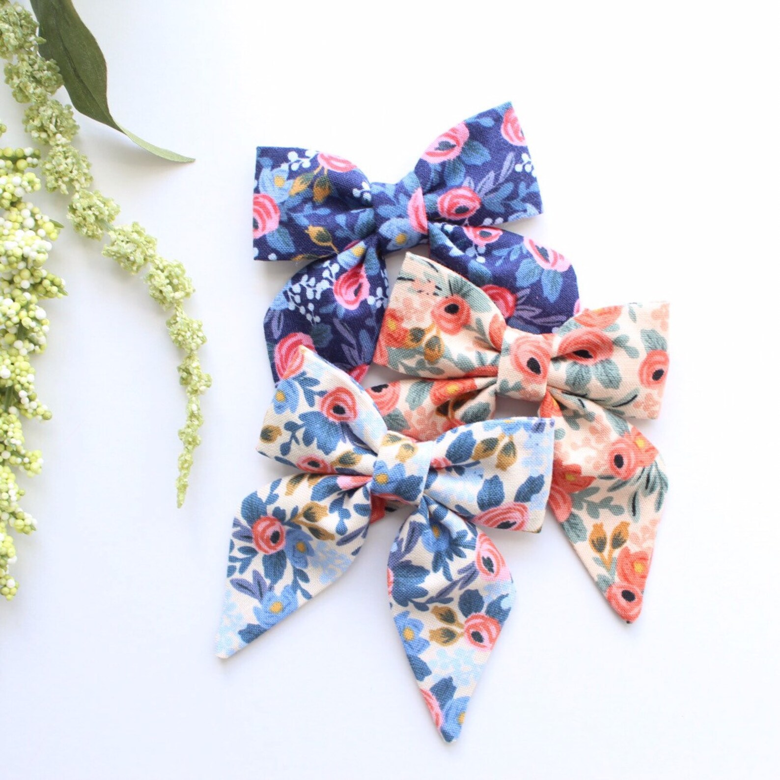 Rifle Paper Co Bows-rifle Paper Co Baby Bow-rifle Paper Co - Etsy