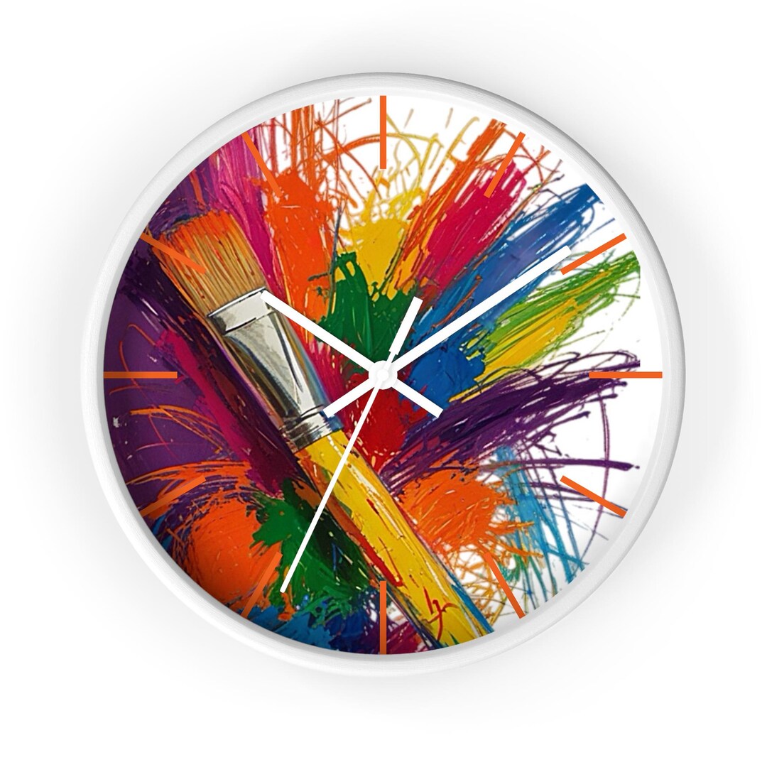 Artist Clock Painter Clock Artist Gift - Etsy