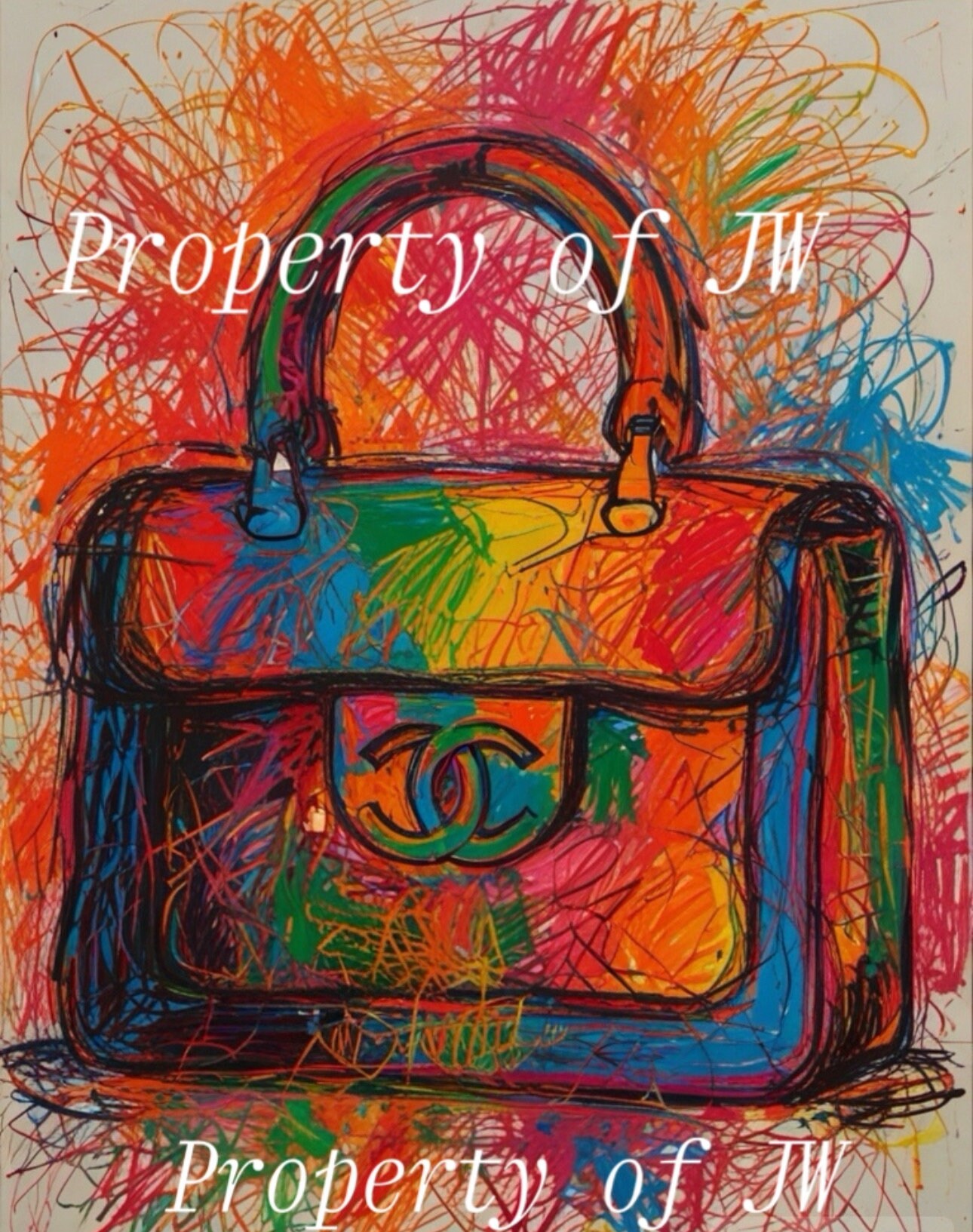 Chanel Pop Art: Chanel Art Pop Art Chanel Bag Designer Bathroom Art ...