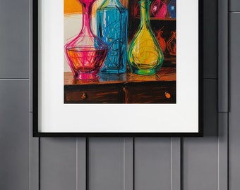 Midcentry Modern Art Mid Centry Modern Decanter Art Pop Art Street Art ...