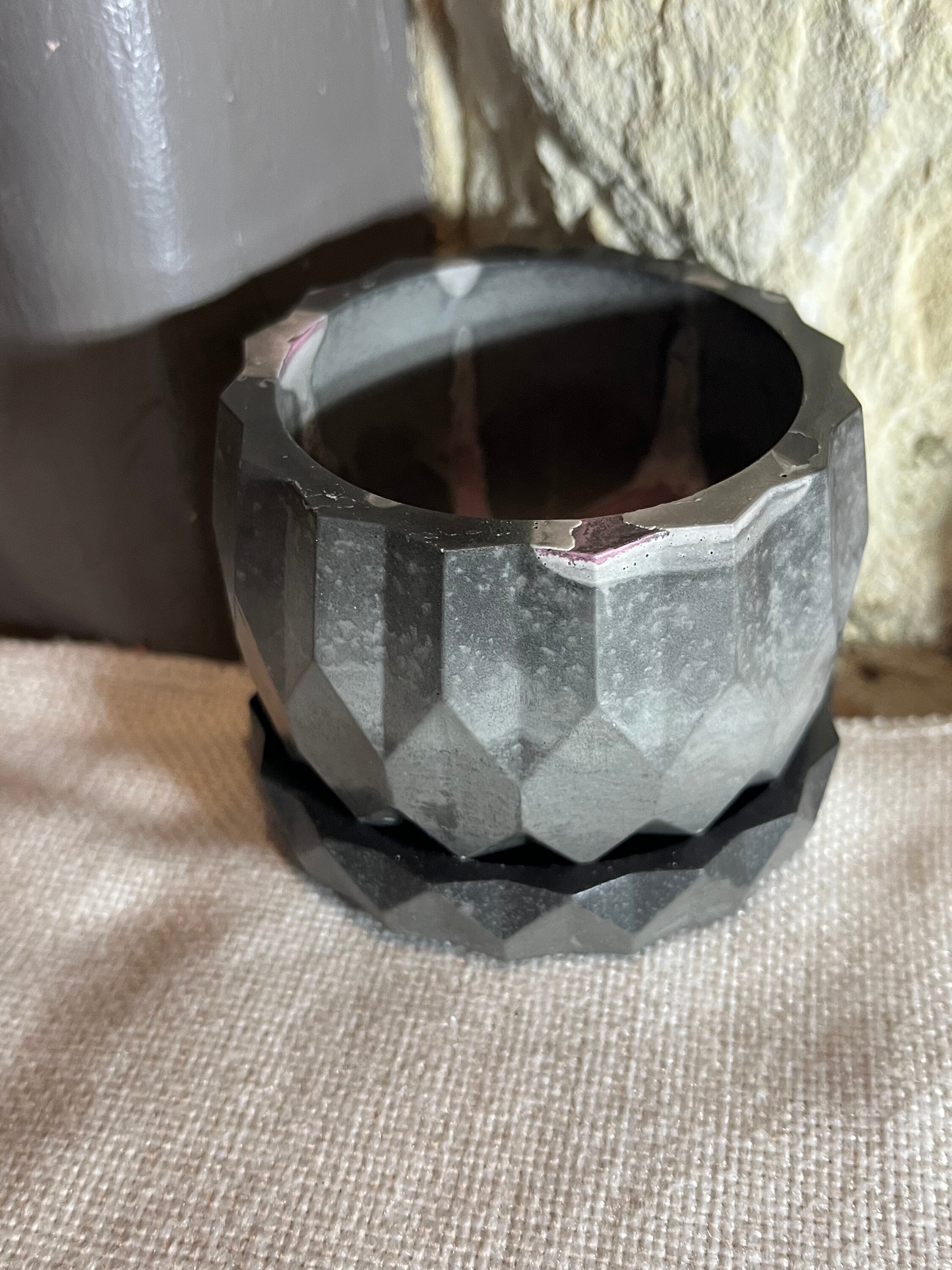 Rhombus Candle Vessel, Catchall Vessel, Succulent Planter, Rhombus ...