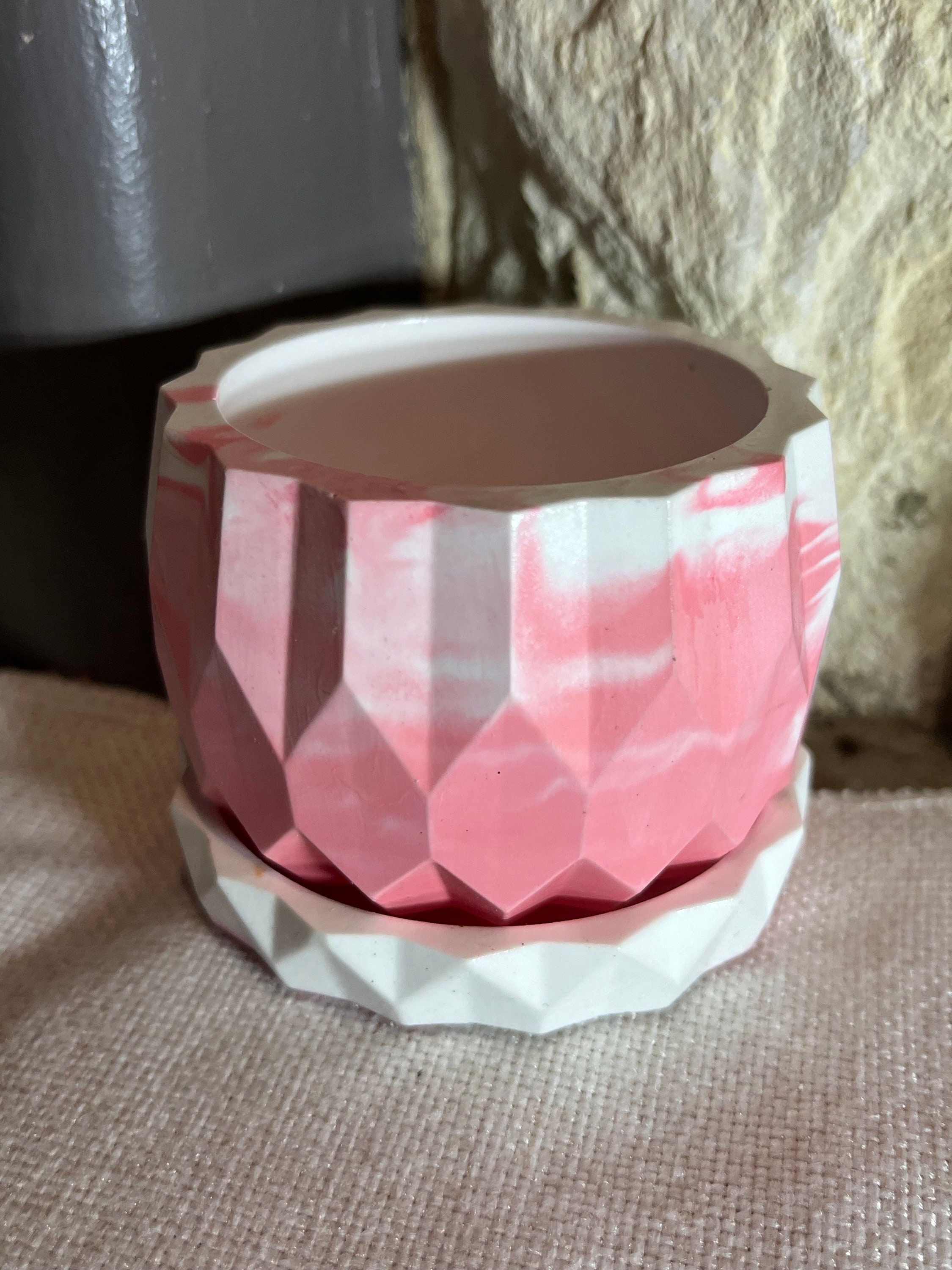 Rhombus Candle Vessel, Catchall Vessel, Succulent Planter, Rhombus ...