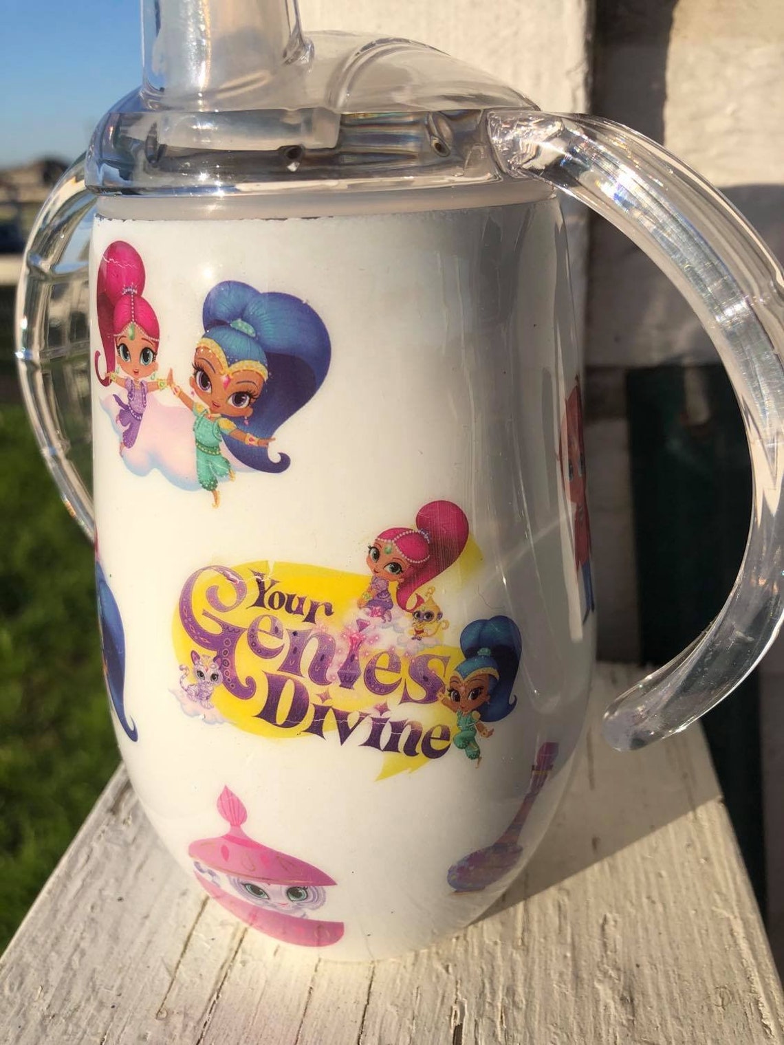 14oz Genies Zippy cup | Etsy