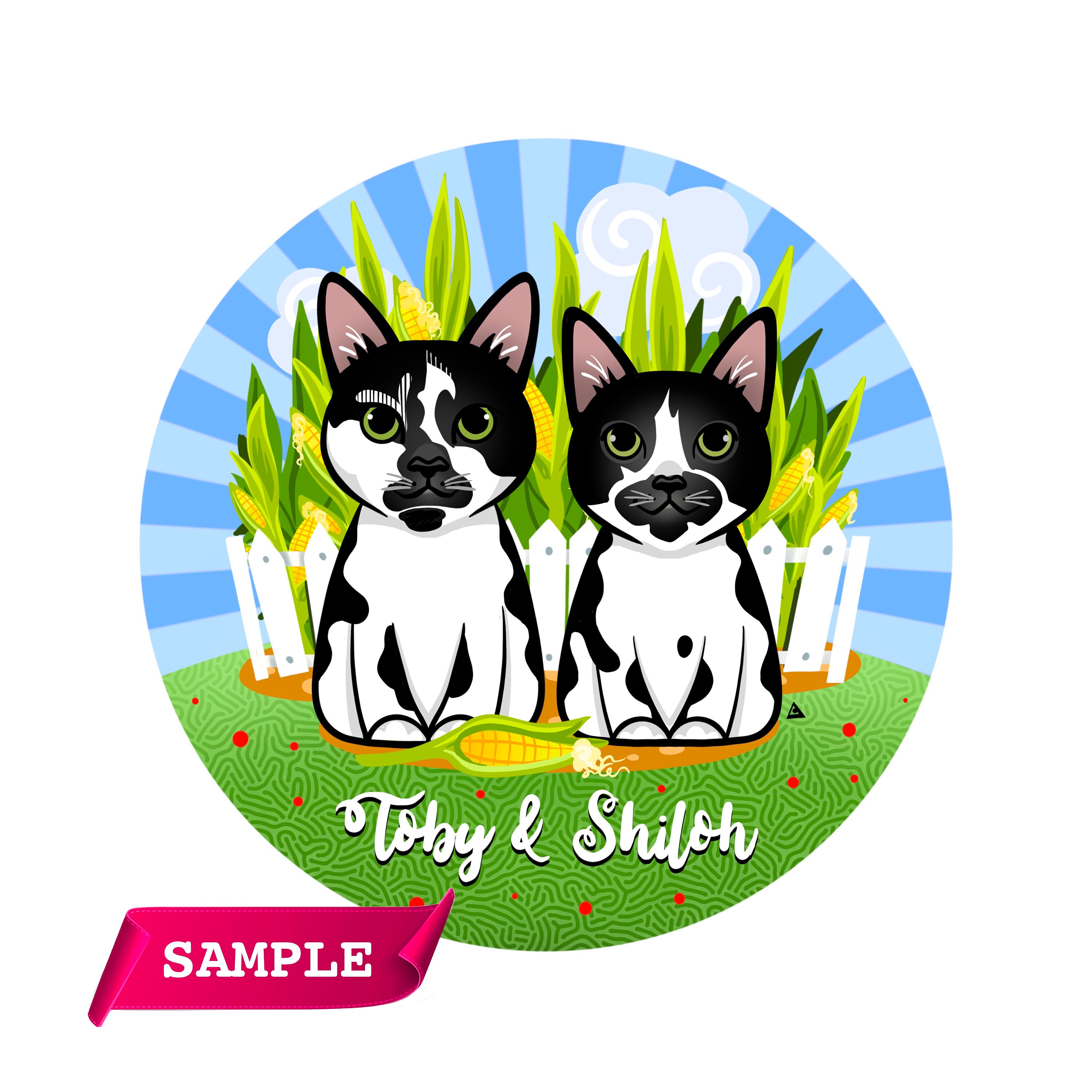 Custom Pet Chibi Art: Pre-order - Etsy