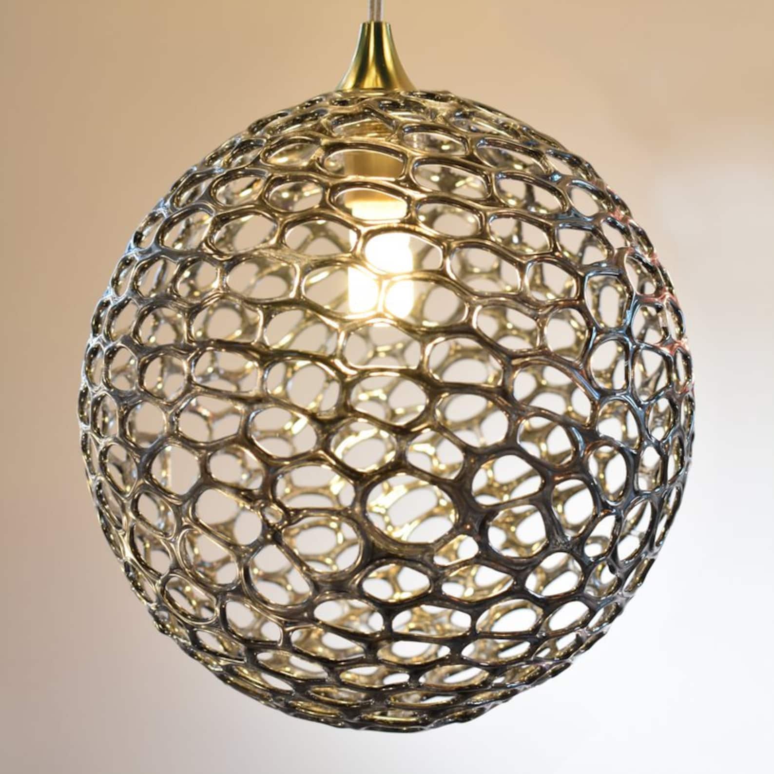 Large Pendant Light Led NAPA Over Sized Globe Light | Etsy