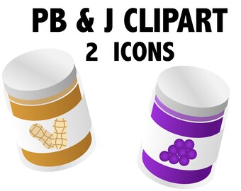 Pb and j clipart | Etsy