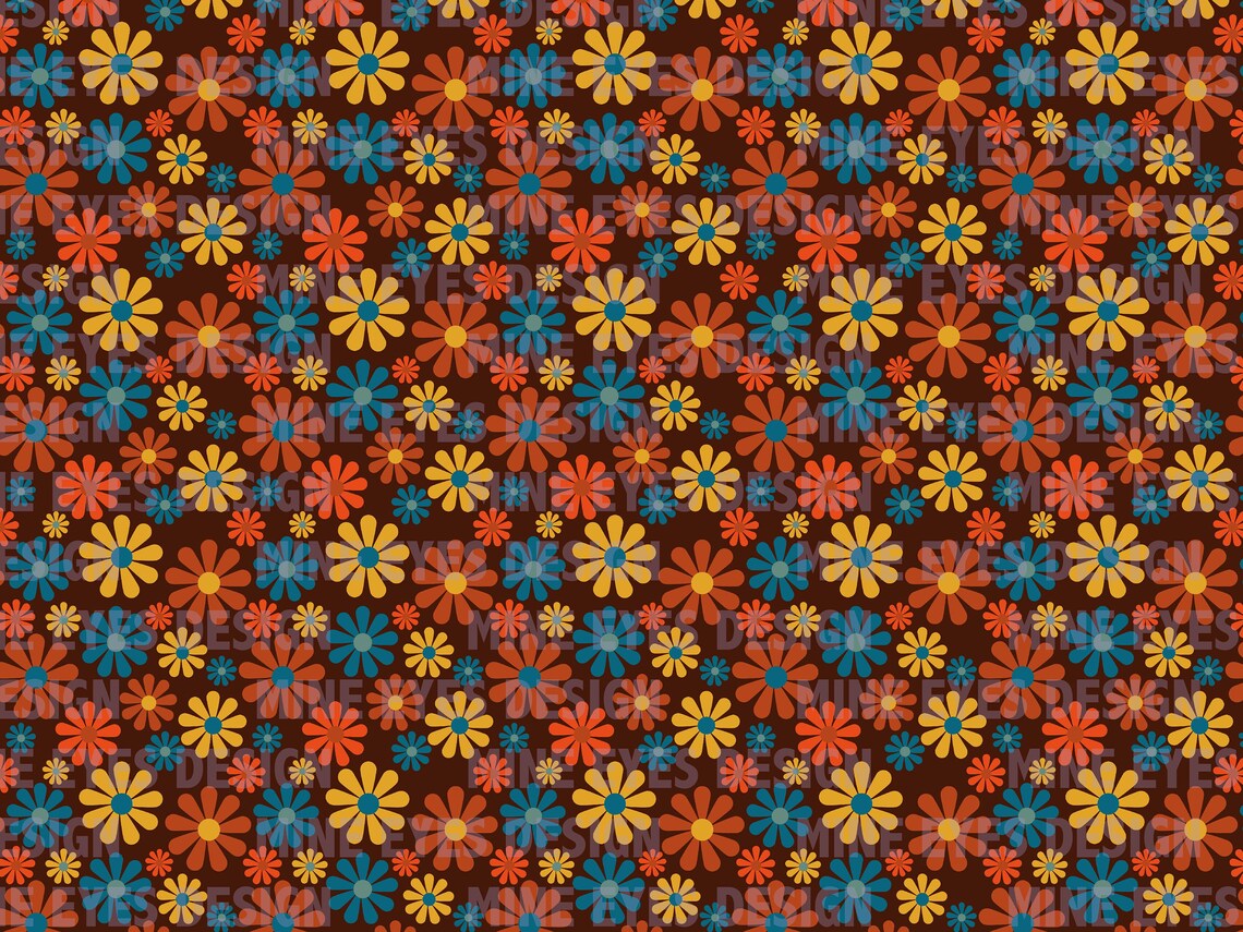 1970's Bundle RETRO Seventies Clip Art Icons and Seamless - Etsy