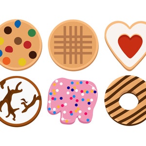 COOKIES CLIPART Bakery Icons Cookie Pastry Bakery Clip Art Digital ...