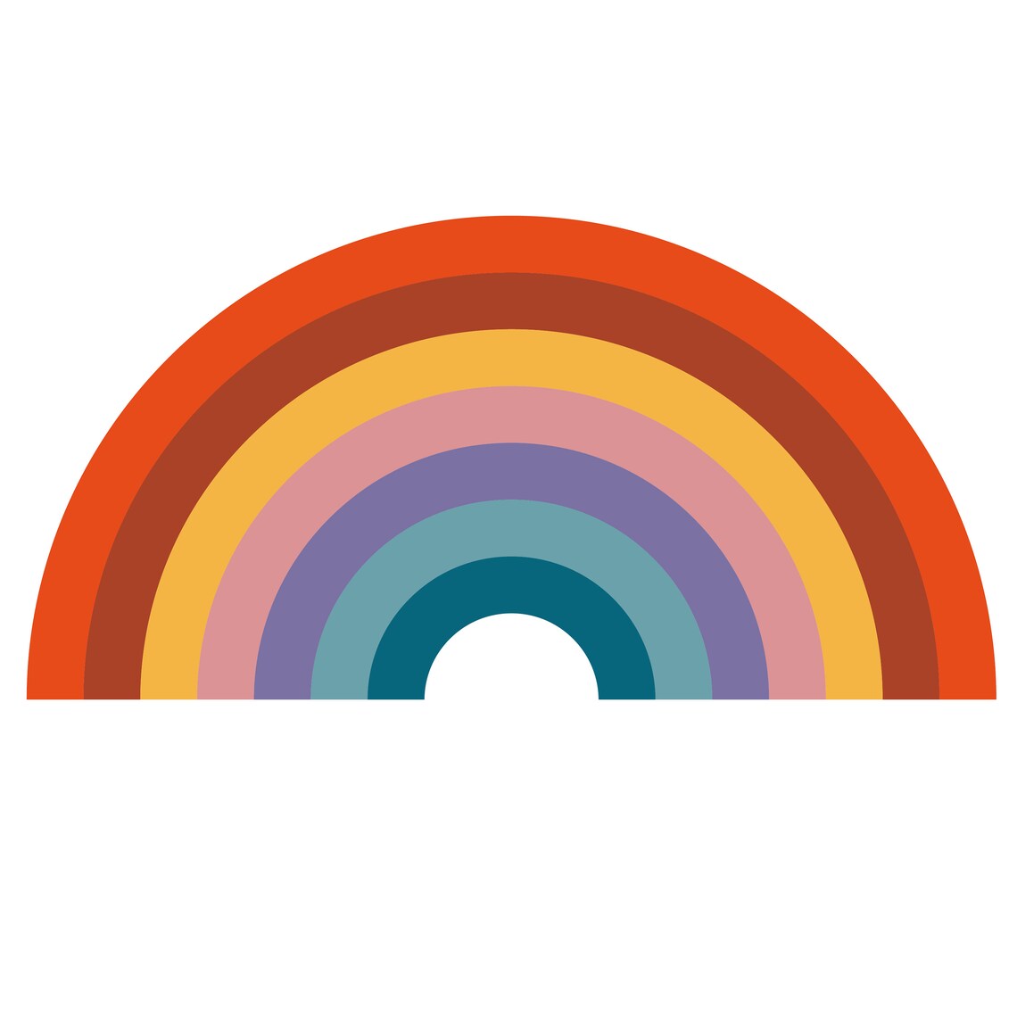 70's Rainbow Clipart Retro Seventies Clip Art Bundle - Etsy