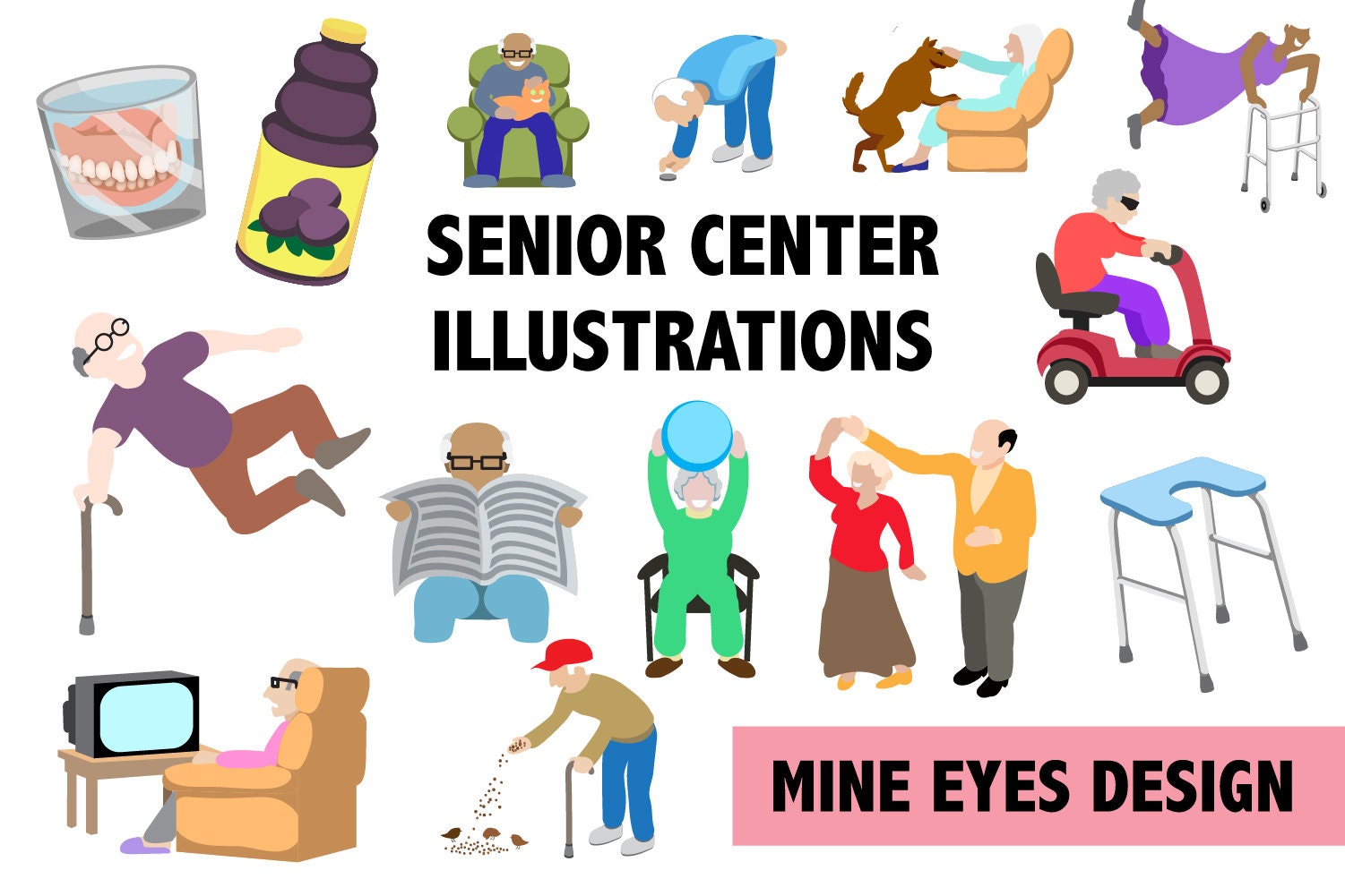 Senior Citizen Clip Art