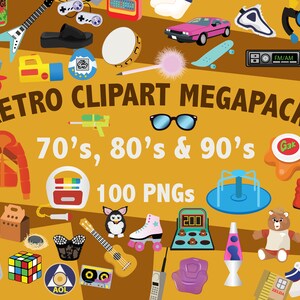 Retro Megapack 70's 80's 90's 100 Digital - Etsy