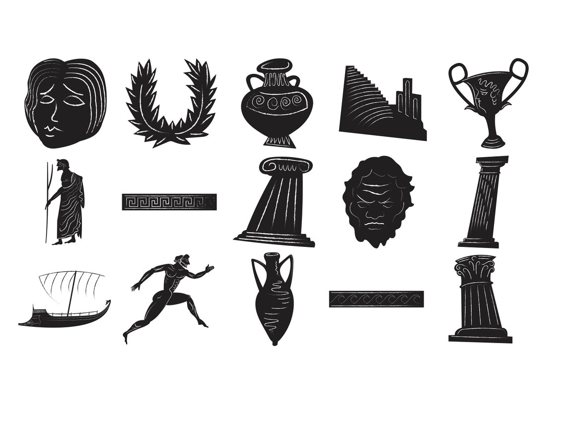 GREEK MYTH Illustration and Clipart Collection Digital - Etsy