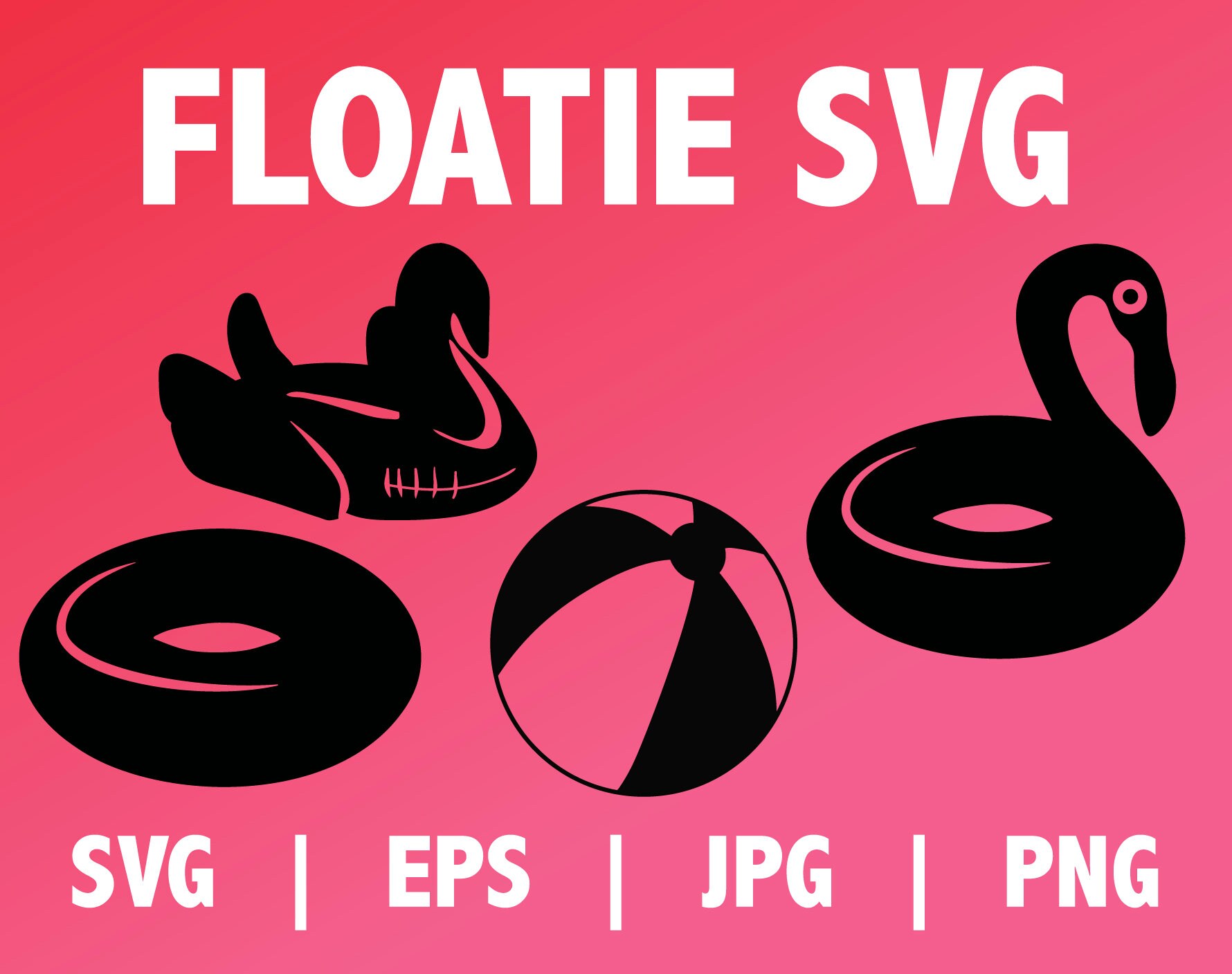FLOATIE SVG Summer Pool Party Cut Files | Etsy Canada